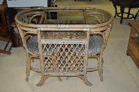 3 Piece Cane Outdoor Setting with Glass Top (Item# 30607) - GippsWares