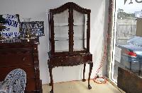 Vintage Ball & Claw Foot Display Cabinet (Item# 32152) - GippsWares