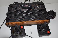 1977 Atari 2600 6 Switch Woody Console (Untested) with Controllers ...
