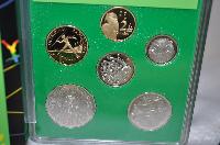 1992 Proof Coin Set & 1992 UNC Coin Set Both Featuring $1 Olympic Games ...